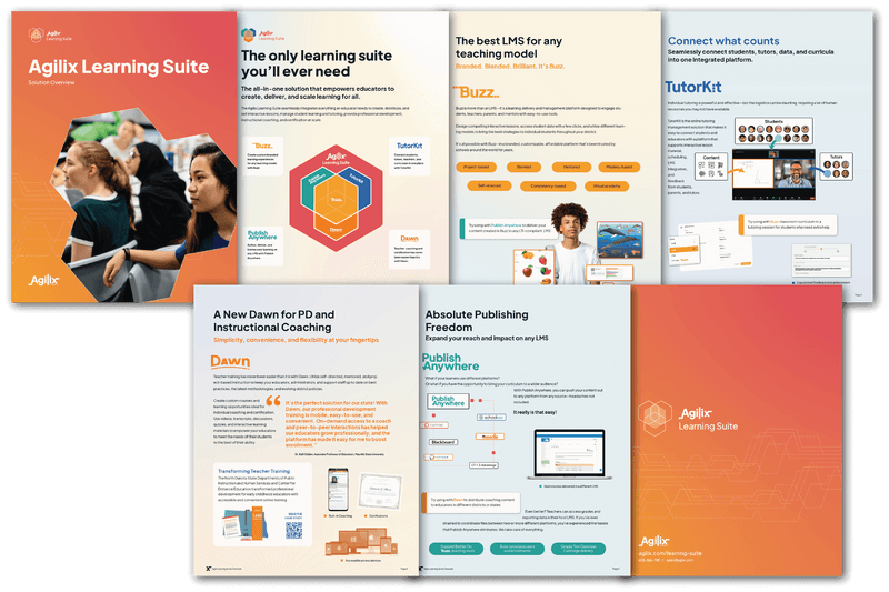 Agilix Learning Suite: Comprehensive K-12 Solution